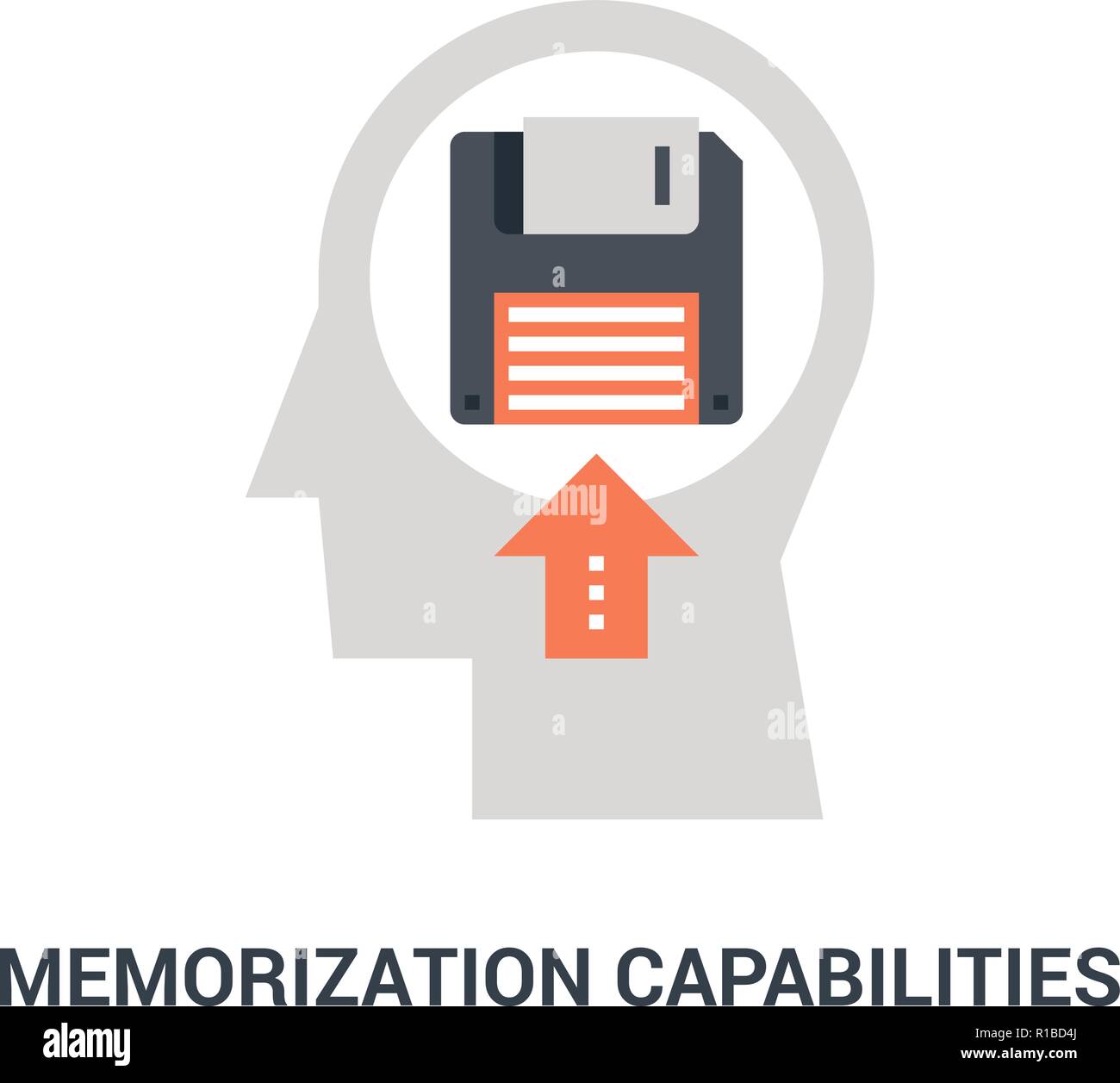 memorization capabilities icon concept Stock Vector Image & Art - Alamy