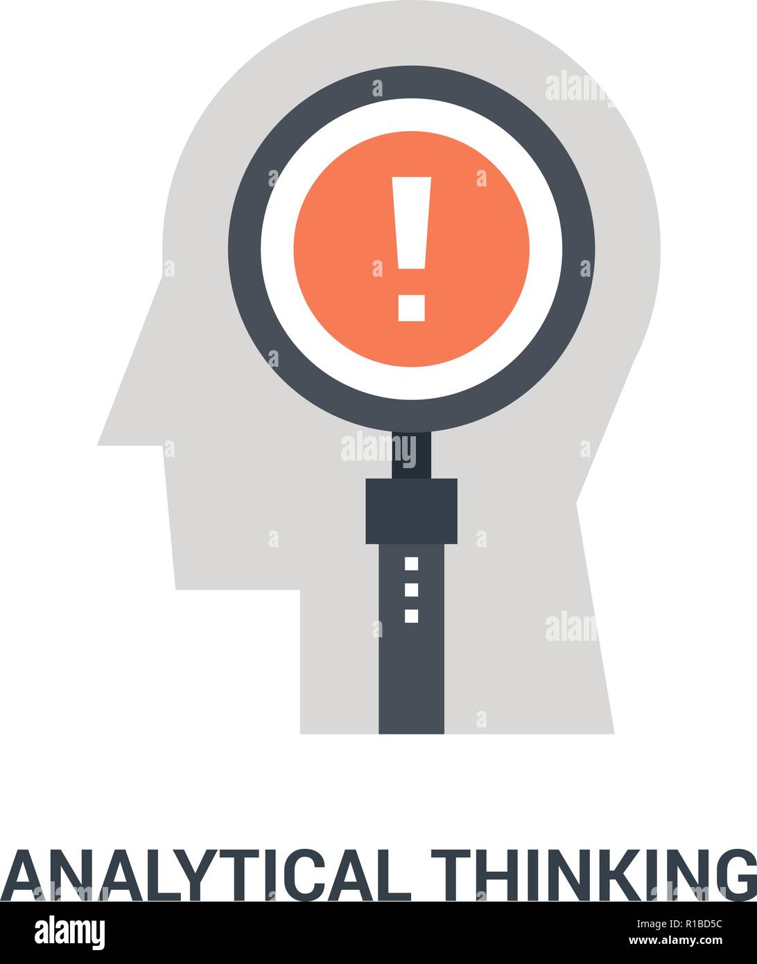 analytical thinking icon concept Stock Vector Image & Art - Alamy