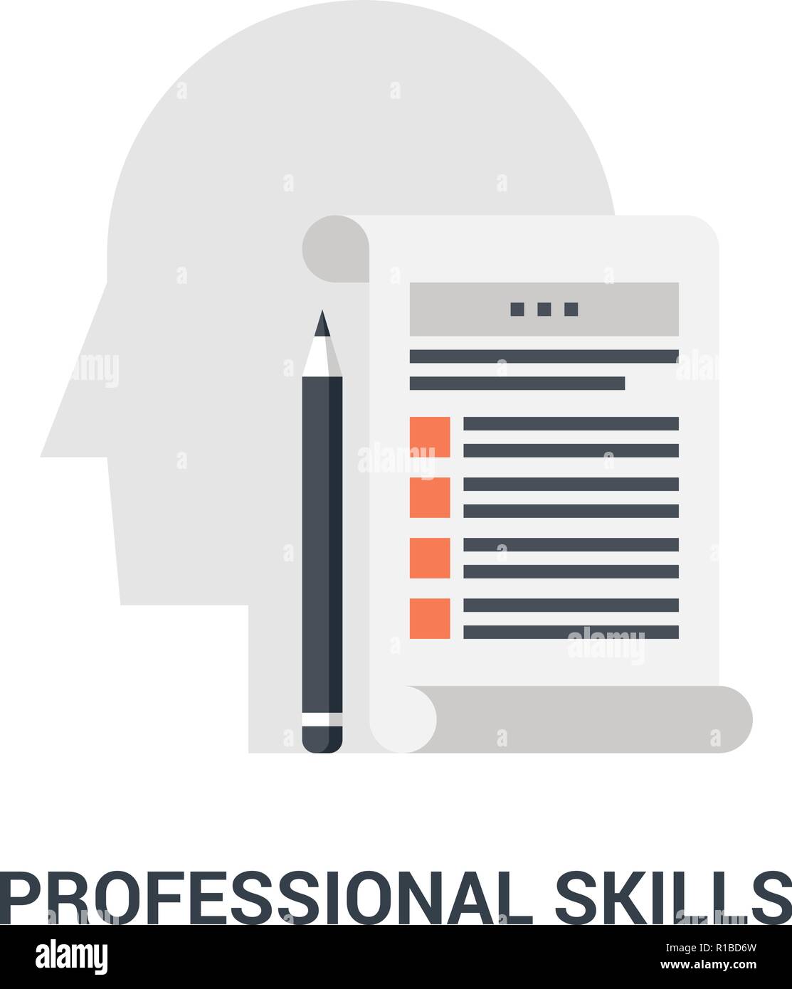 professional skills icon concept Stock Vector Image & Art - Alamy