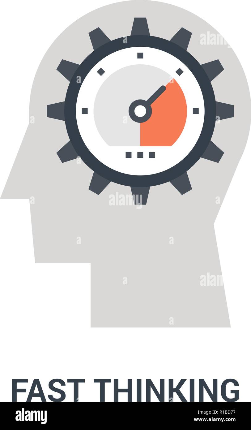 fast thinking icon concept Stock Vector Image & Art - Alamy