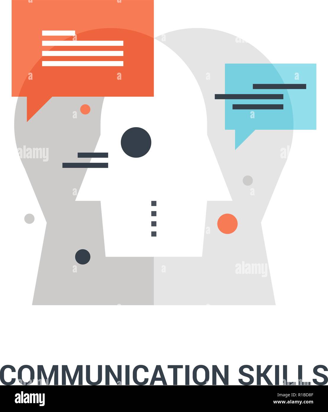 communication skills icon concept Stock Vector Image & Art - Alamy
