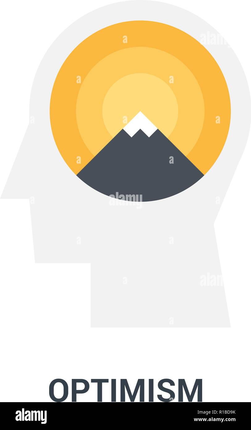 optimism icon concept Stock Vector Image & Art - Alamy