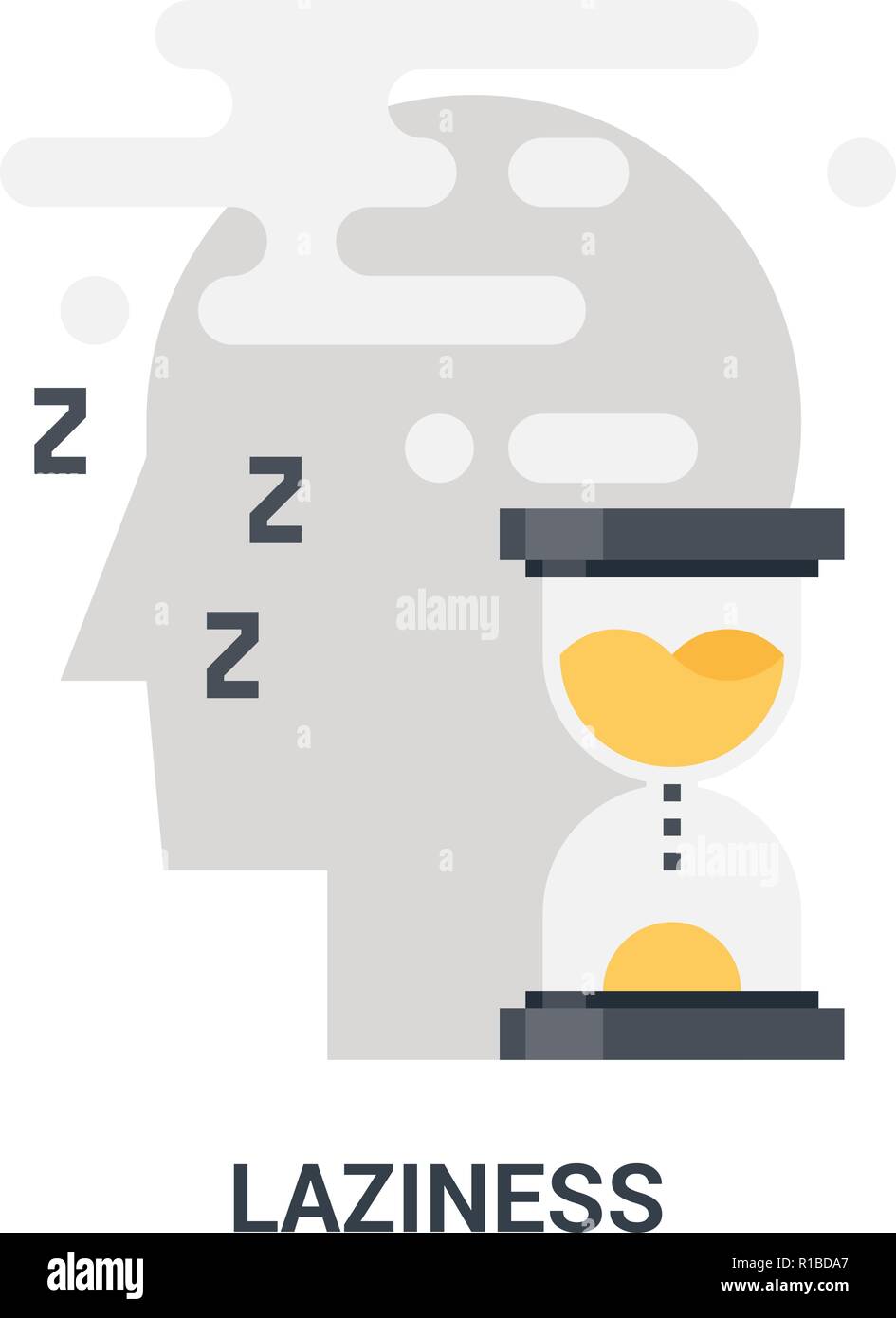 Human laziness Stock Vector Images - Alamy