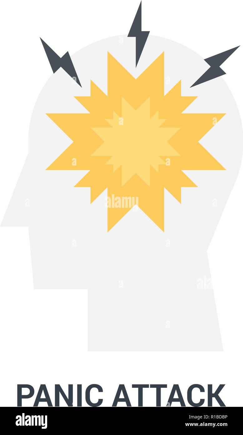 panic attack icon concept Stock Vector Image & Art - Alamy