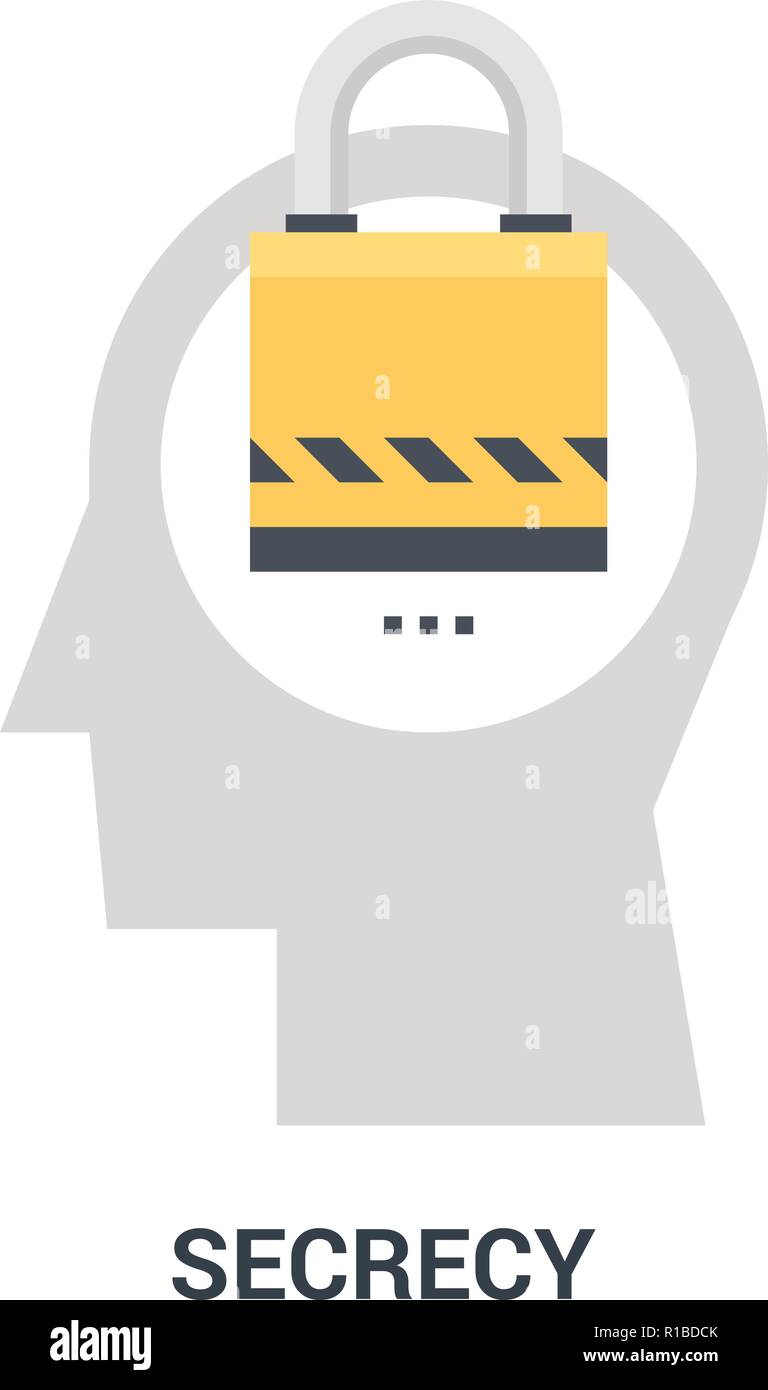 secrecy icon concept Stock Vector Image & Art - Alamy