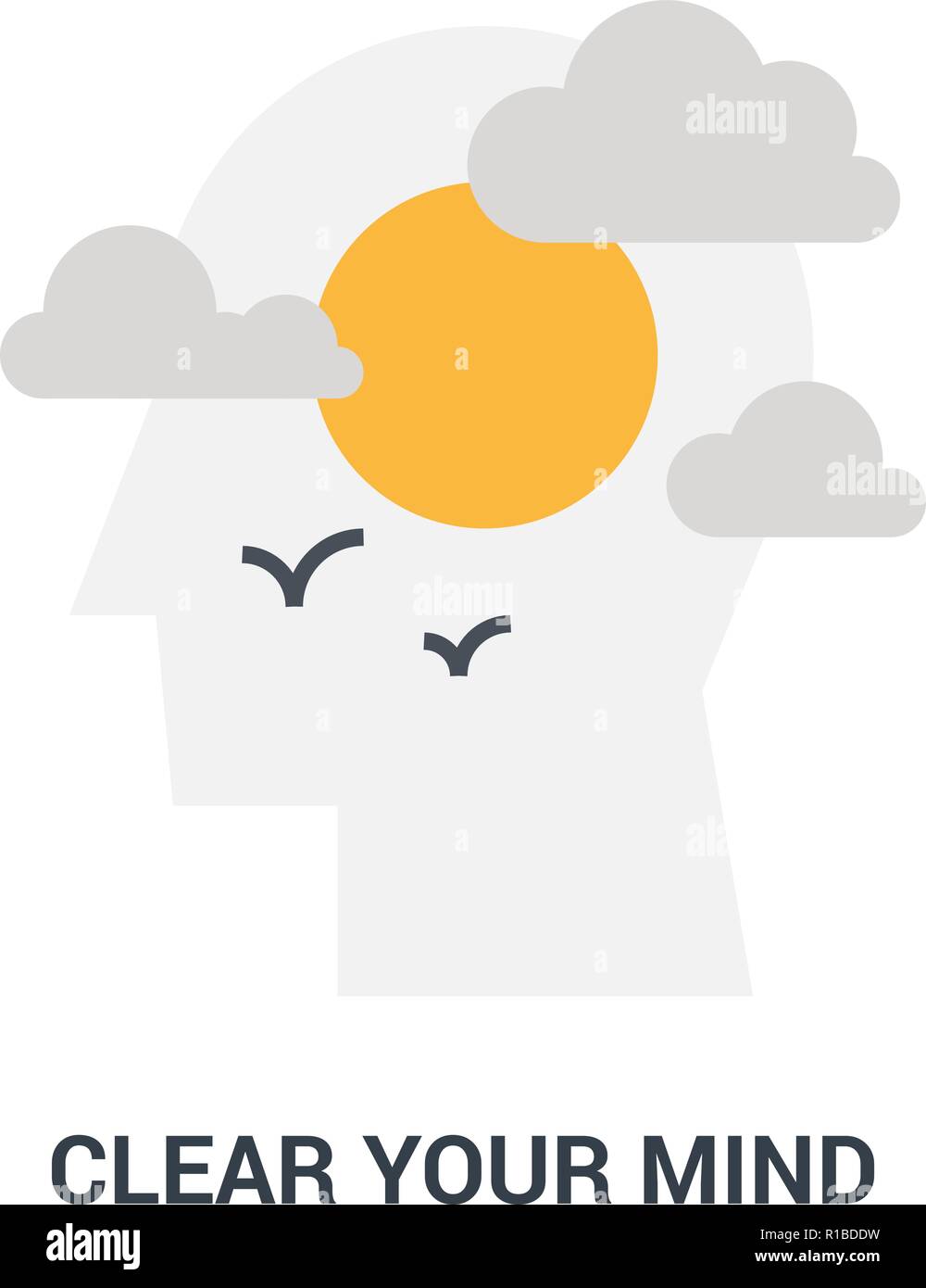 clear your mind icon concept Stock Vector Image & Art - Alamy