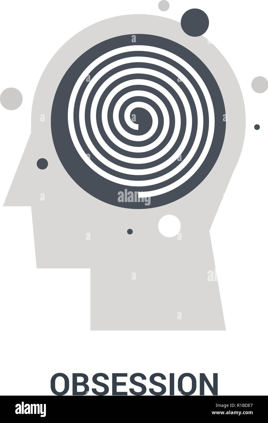 obsession icon concept Stock Vector Image & Art - Alamy