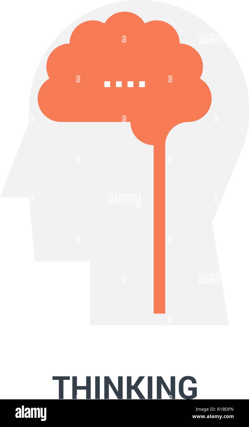 Thinking brain intelligence creativity Stock Vector Images - Alamy