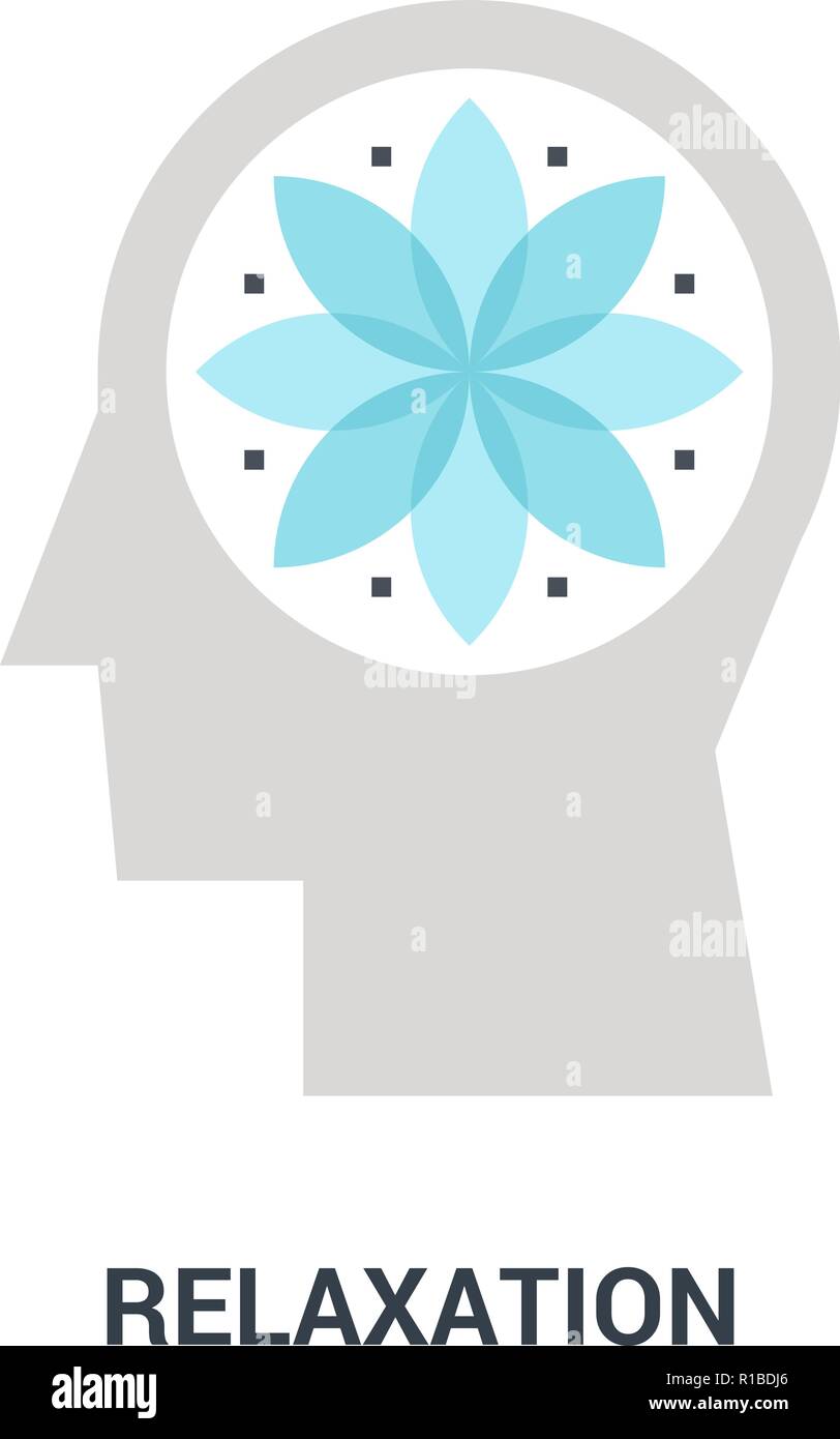 relaxation icon concept Stock Vector Image & Art - Alamy