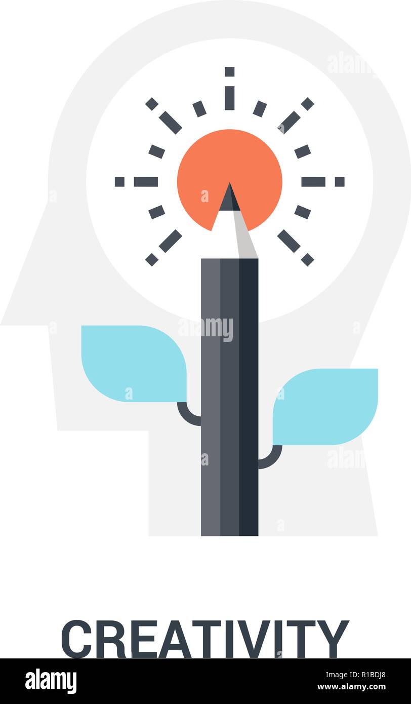 creativity icon concept Stock Vector Image & Art - Alamy