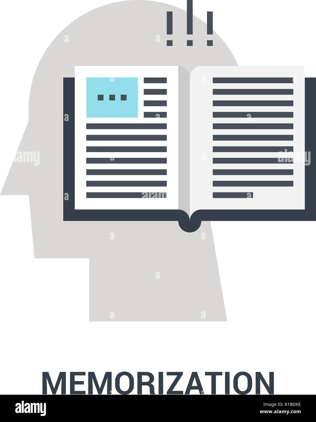memorization icon concept Stock Vector Image & Art - Alamy