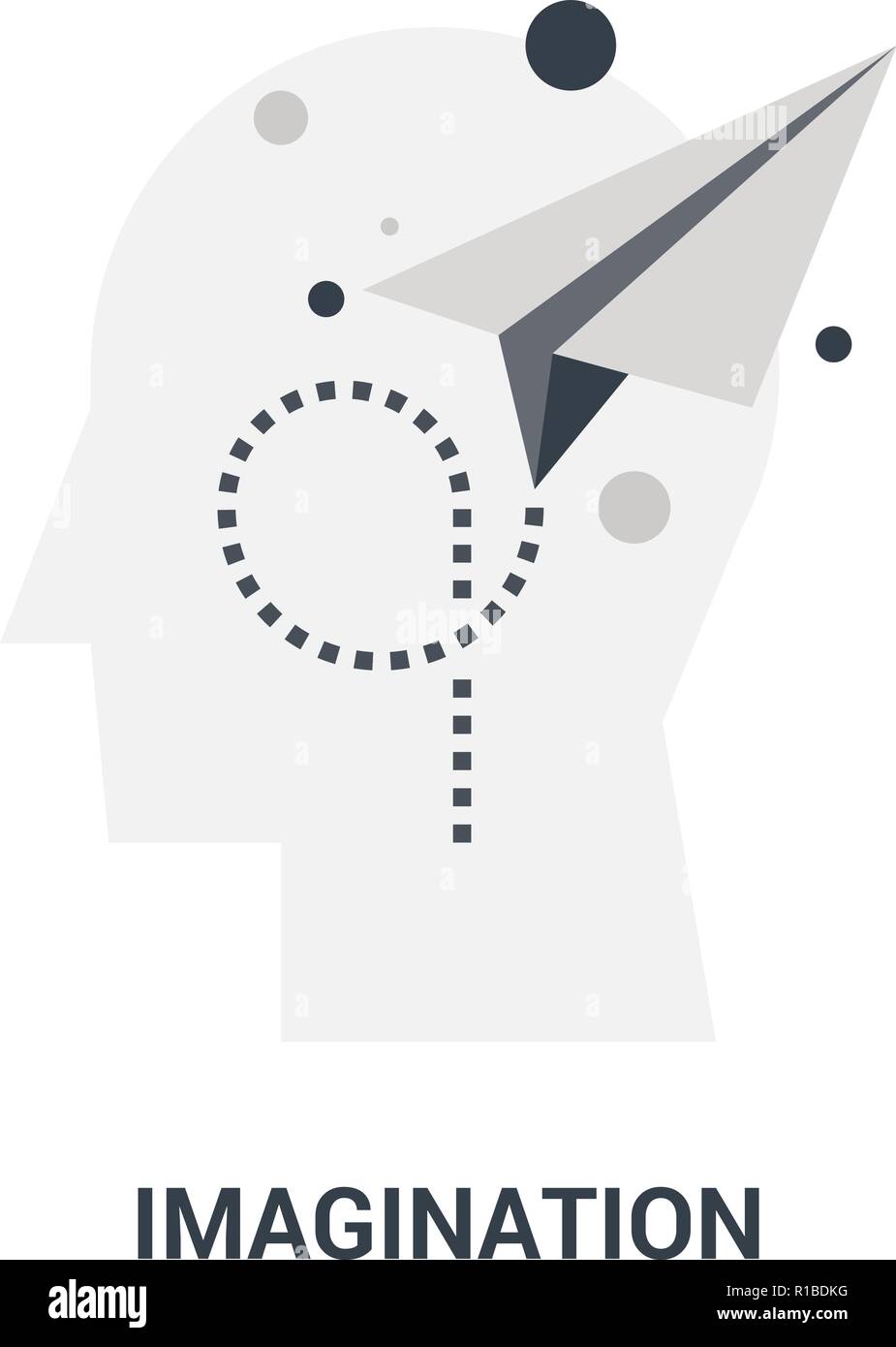 imagination icon concept Stock Vector Image & Art - Alamy