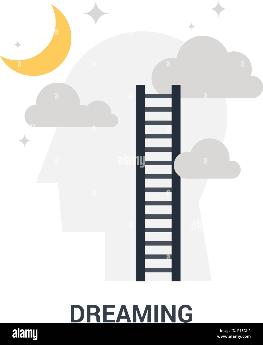 dreaming icon concept Stock Vector Image & Art - Alamy