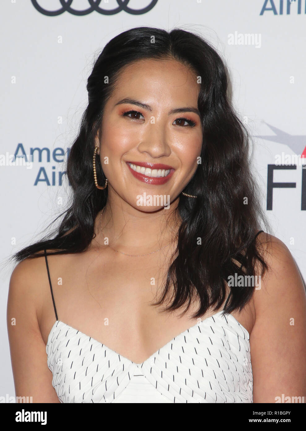 HOLLYWOOD, CA - NOVEMBER 10: Melissa Tang, at the AFI Fest 2018 world ...