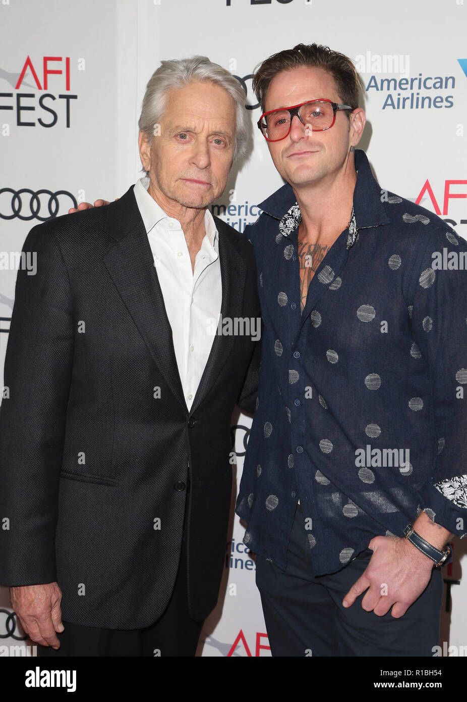 Hollywood, Ca. 10th Nov, 2018. Michael Douglas, Cameron Douglas, at the ...