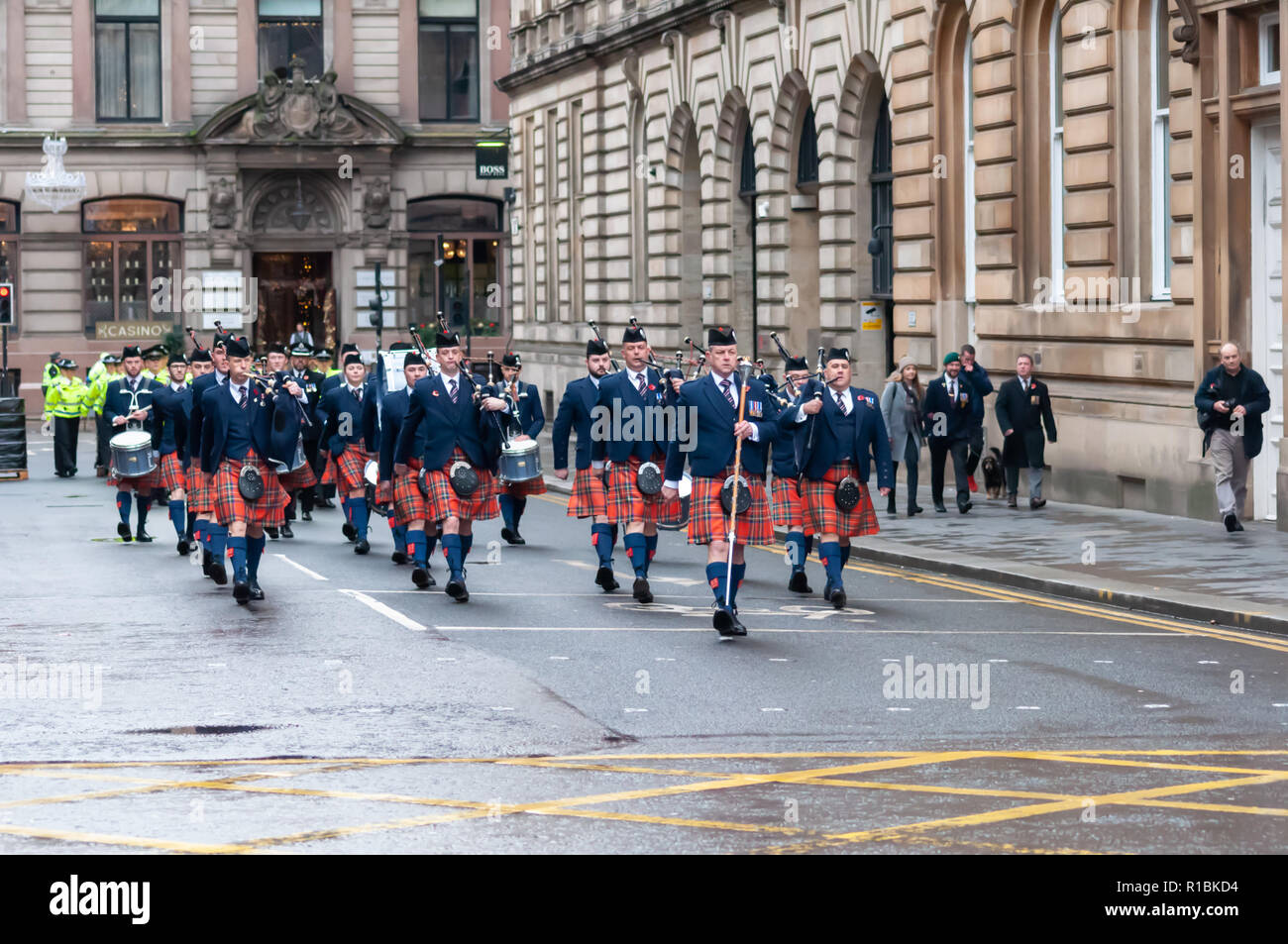 Glasgow, Scotland, UK. 11th November, 2018. A Remembrance Sunday ...