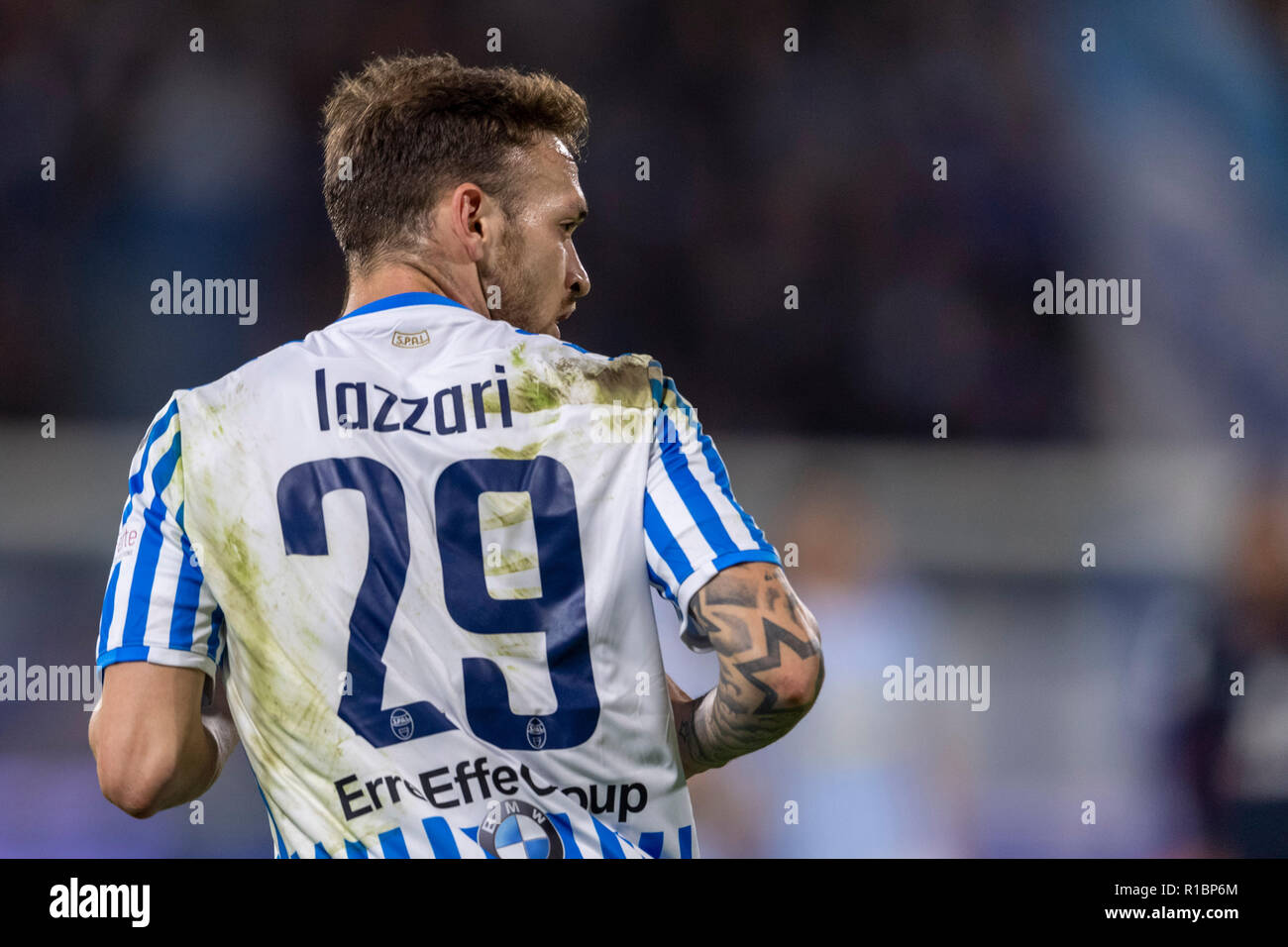 Manuel Lazzari (Spal) during the Italian "Serie A" match between Spal 2-2 Cagliari at Paolo ...