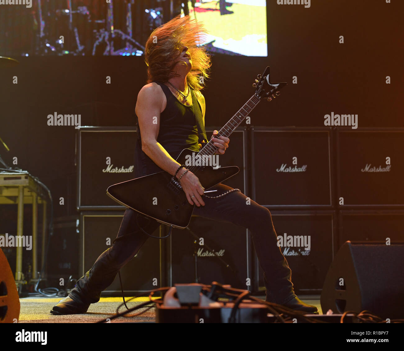 MIRAMAR FL - NOVEMBER 10: the Vince Neil Band performs during Rock Fest ...