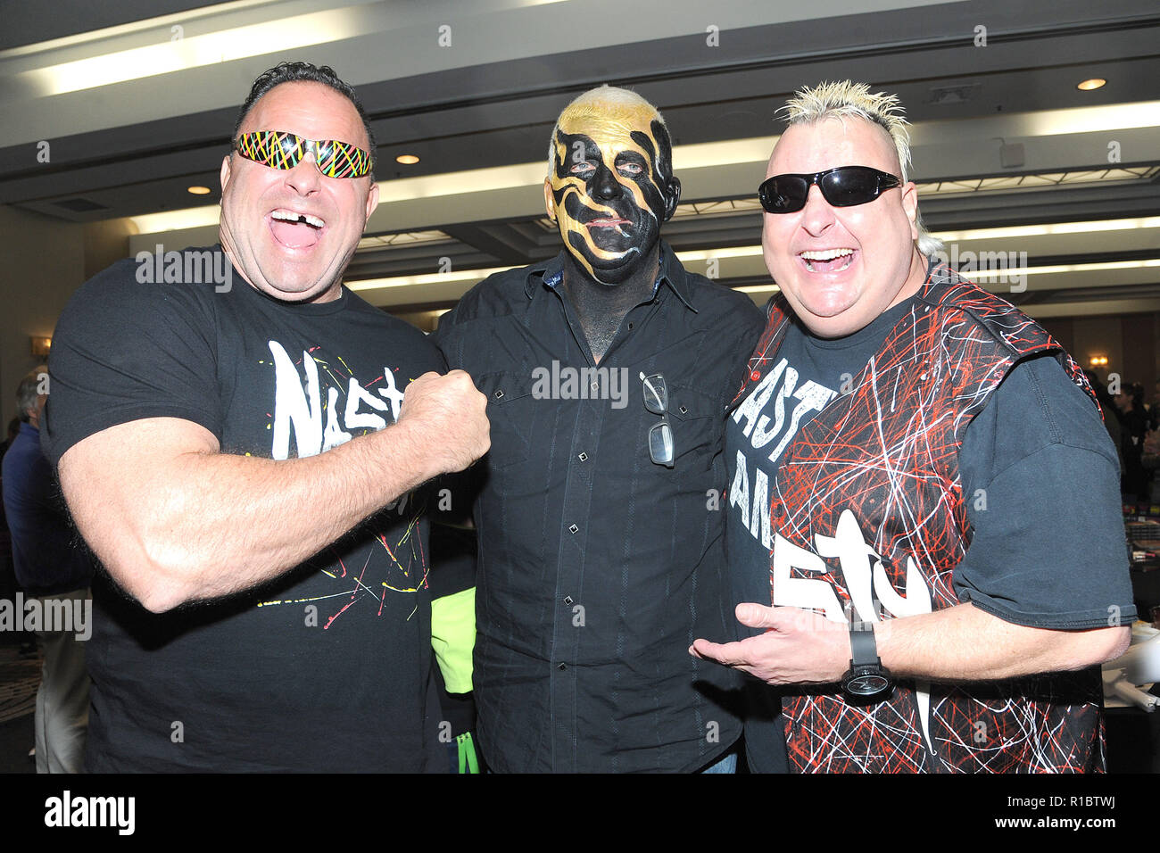 NEW YORK, NY - NOVEMBER 10: Brian Knobbs, Goldust and Jerry Sags attend ...