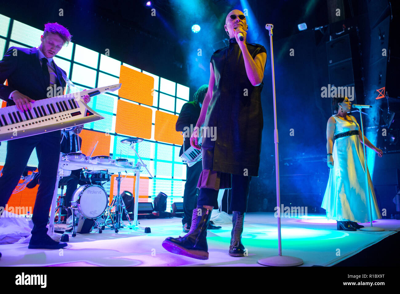 Norway, Olso - November 10, 2018. The English electronic new wave band ...