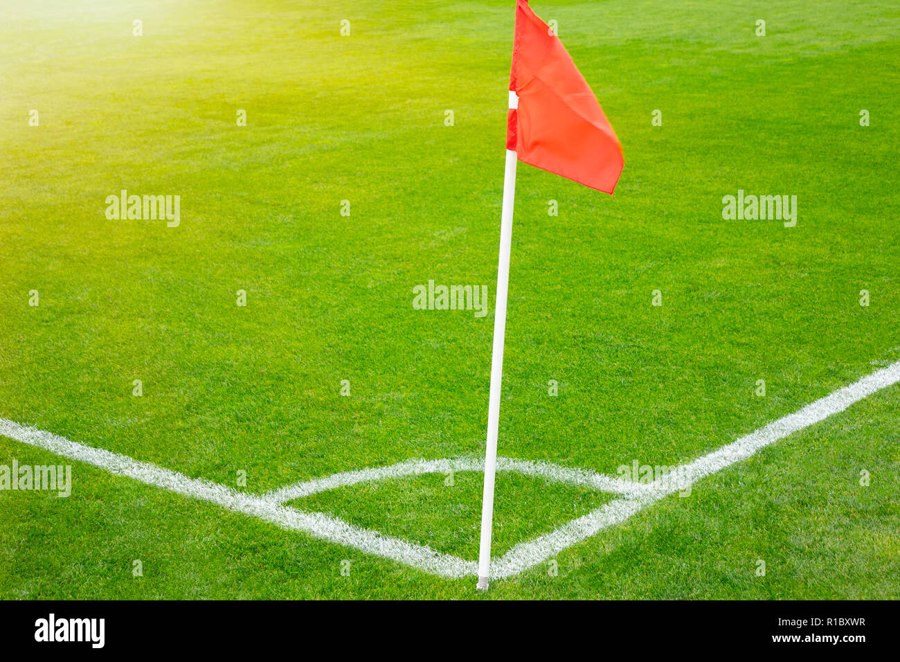 Corner kick flag hi-res stock photography and images - Alamy