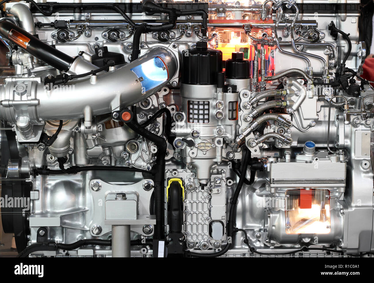 Mechanism of the internal combustion engine hi-res stock photography ...