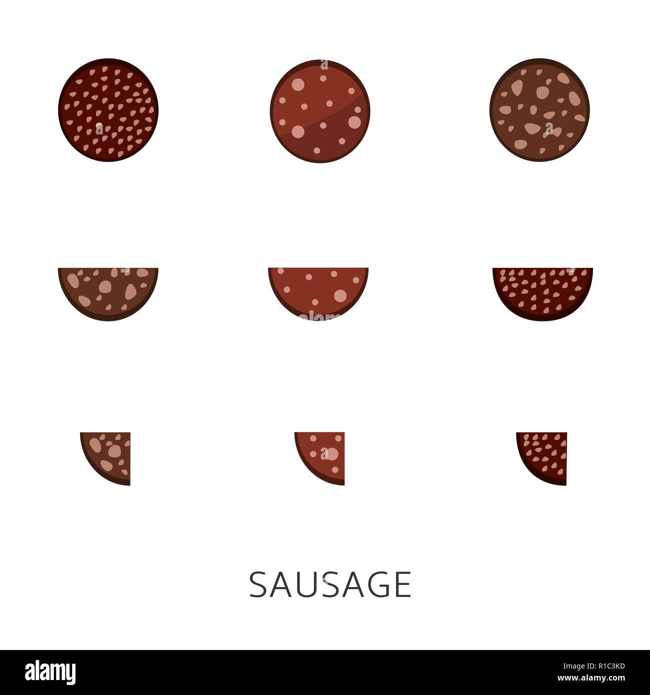 Wurst vector vectors hi-res stock photography and images - Alamy