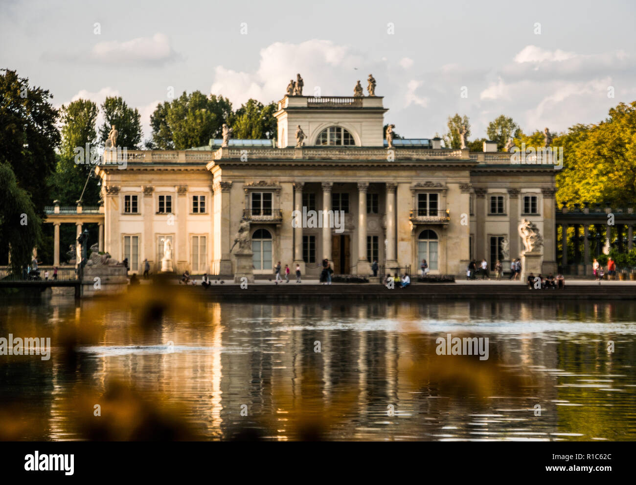 Royal Palace on the Water in Lazienki Park, Warsaw, Palace on the water ...