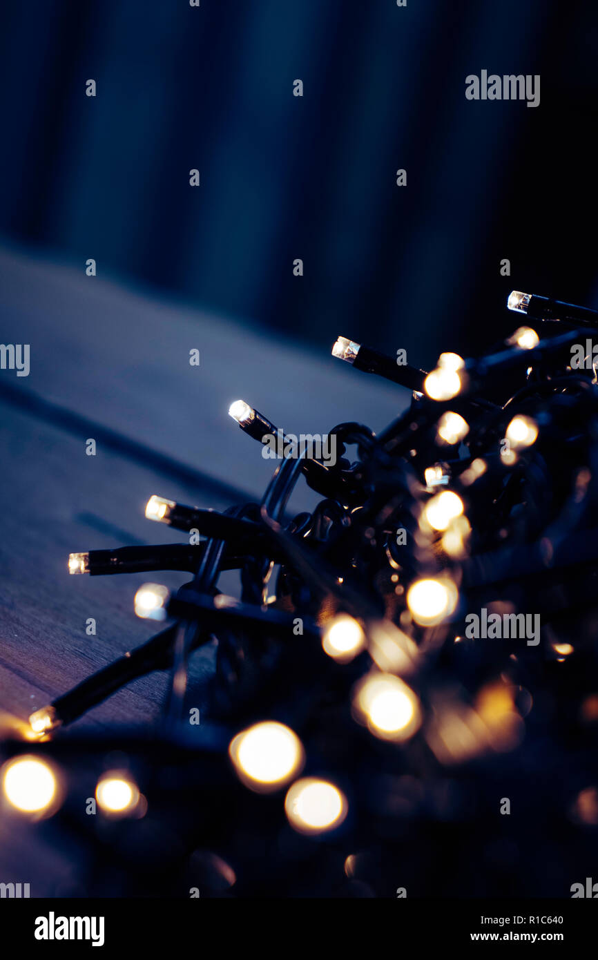 Fairy lights wrapped around hi-res stock photography and images - Alamy