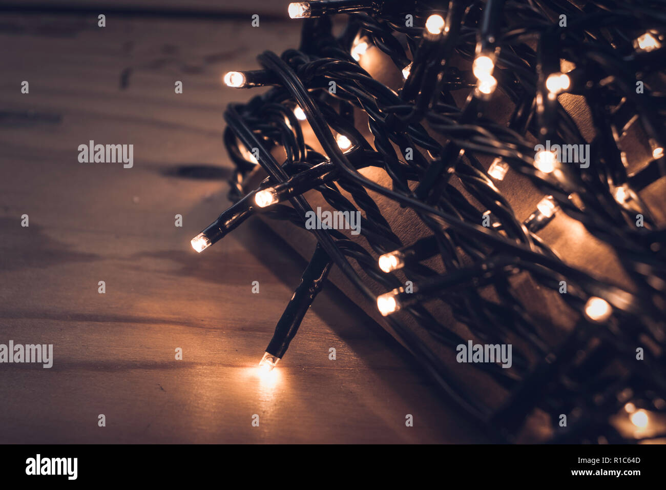 Fairy lights wrapped around hi-res stock photography and images - Alamy