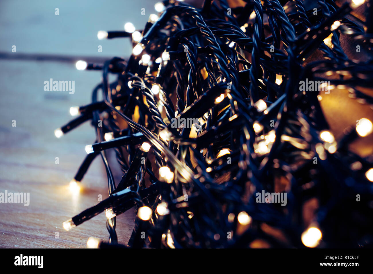 Fairy lights wrapped around hi-res stock photography and images - Alamy
