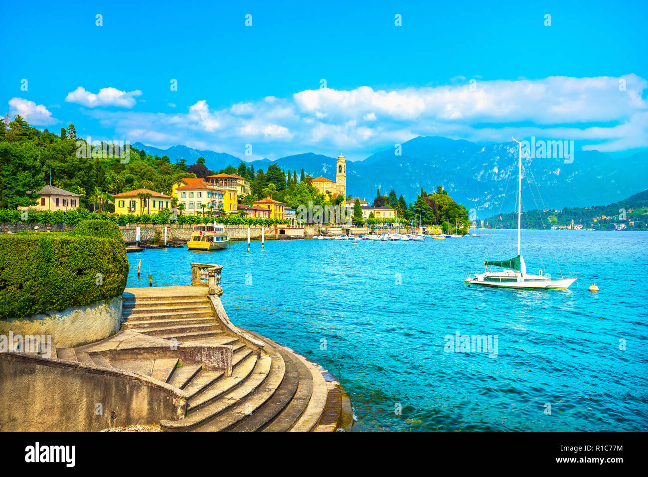 Stairs to the bellagio hotel hi-res stock photography and images - Alamy