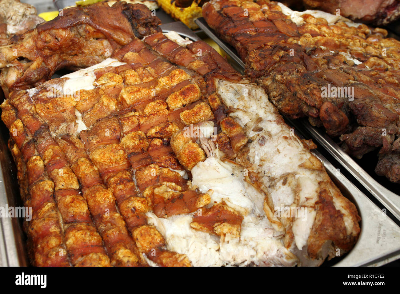 Professional skewer cook hi-res stock photography and images - Alamy