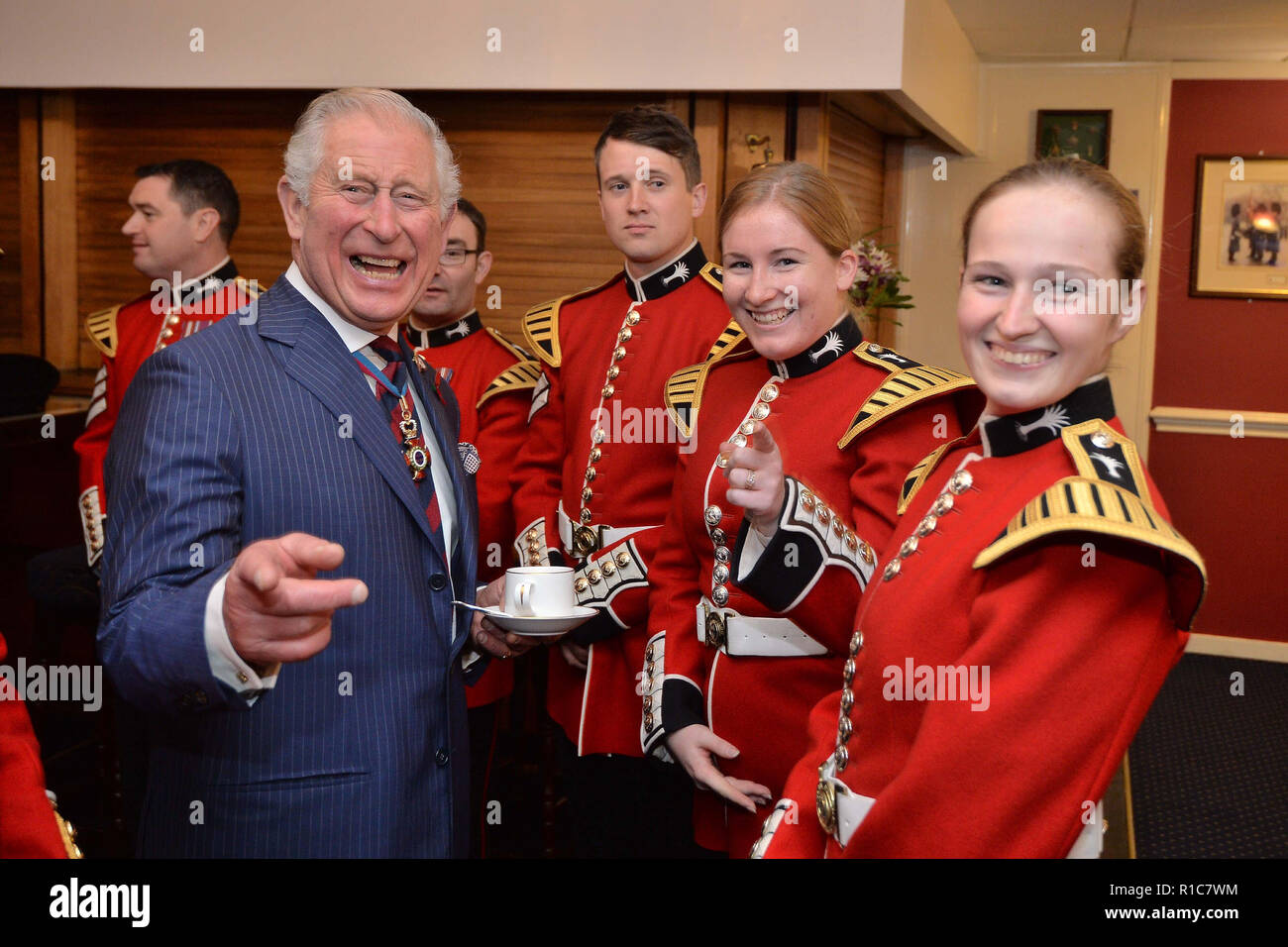 The Band Of The Welsh Guards High Resolution Stock Photography and ...