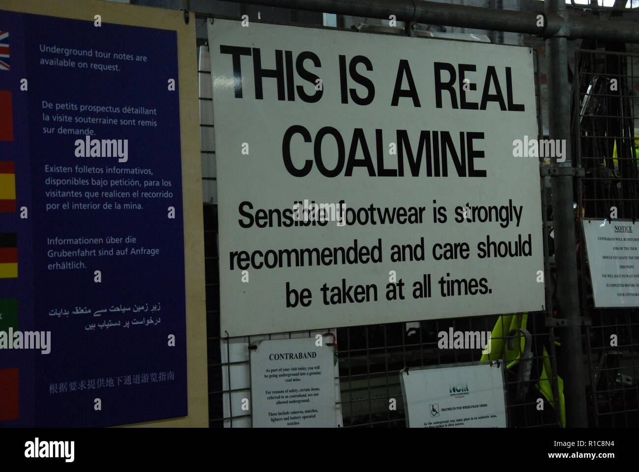 National Coal mining museum Stock Photo - Alamy