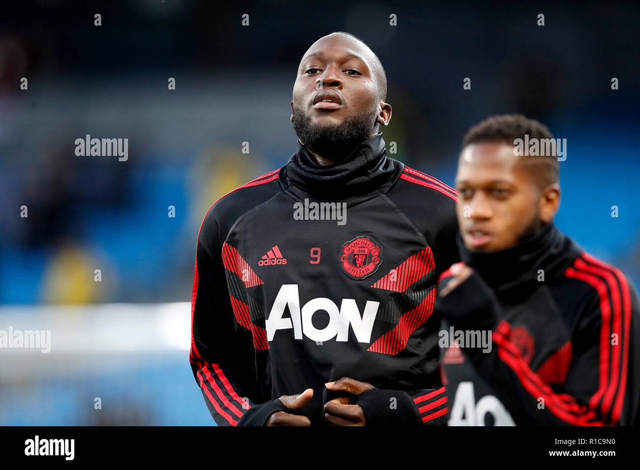 Manchester United's Romelu Lukaku before the Premier League match at ...