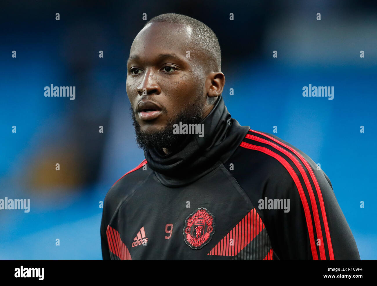 Manchester United's Romelu Lukaku before the Premier League match at ...
