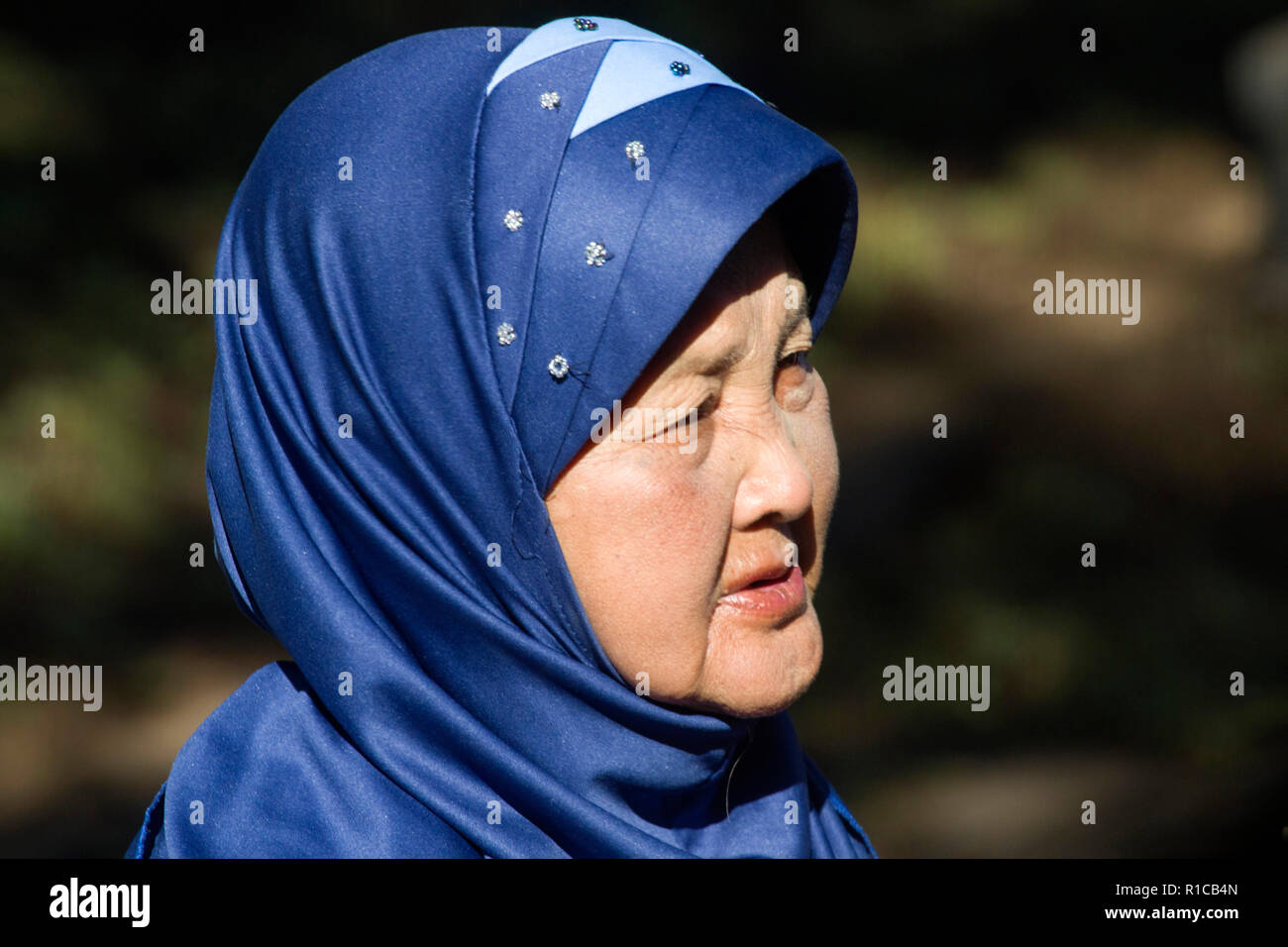 MALANG,JAVA ,INDONESIE -15 AUGUSTUS ,2018: Portrait of an indonesian ...