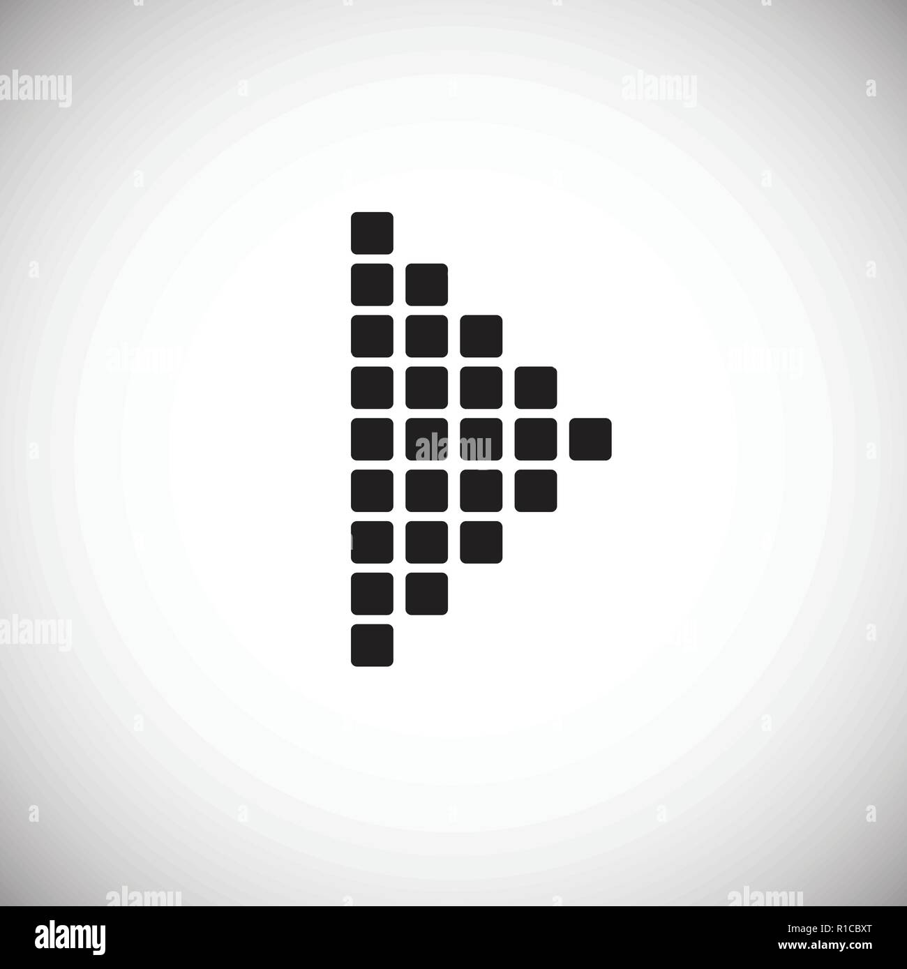 Digital Arrow on white background Stock Vector Image & Art - Alamy