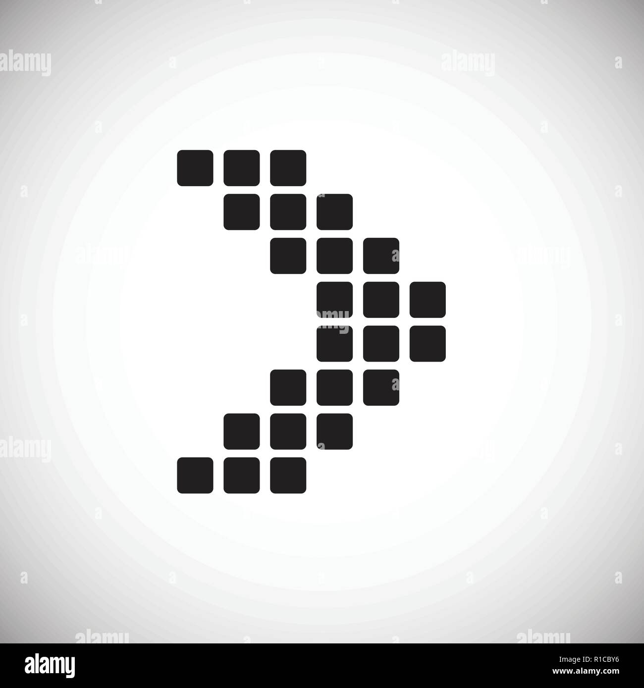 Digital Arrow on white background Stock Vector Image & Art - Alamy