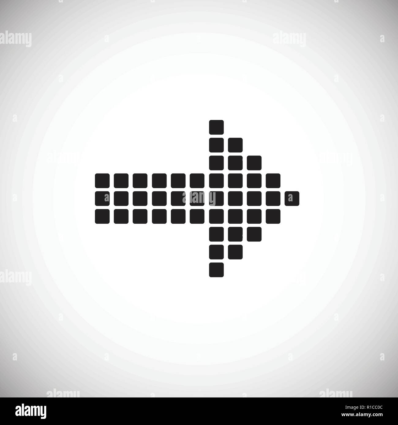 Digital Arrow on white background Stock Vector Image & Art - Alamy