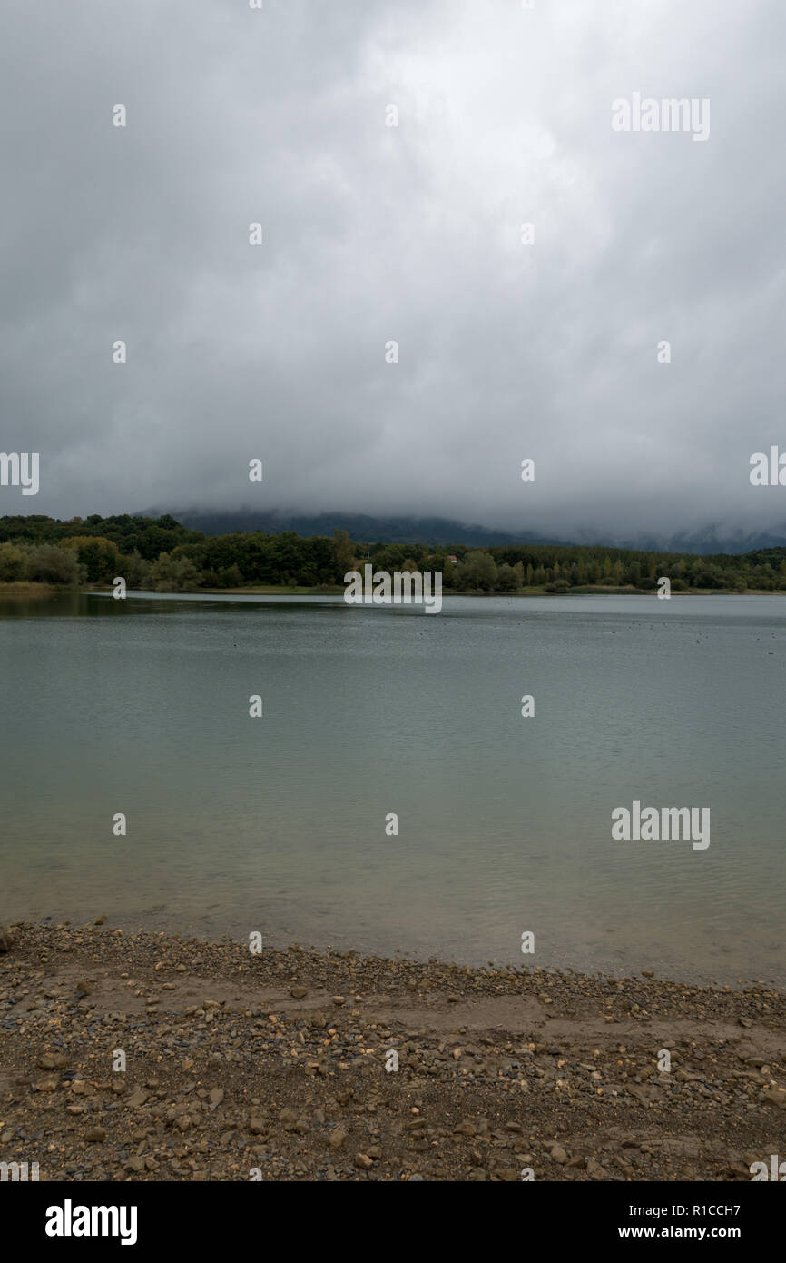 The reservoir of ullibarri-gamboa in Álava, Basque Country, Spain Stock ...