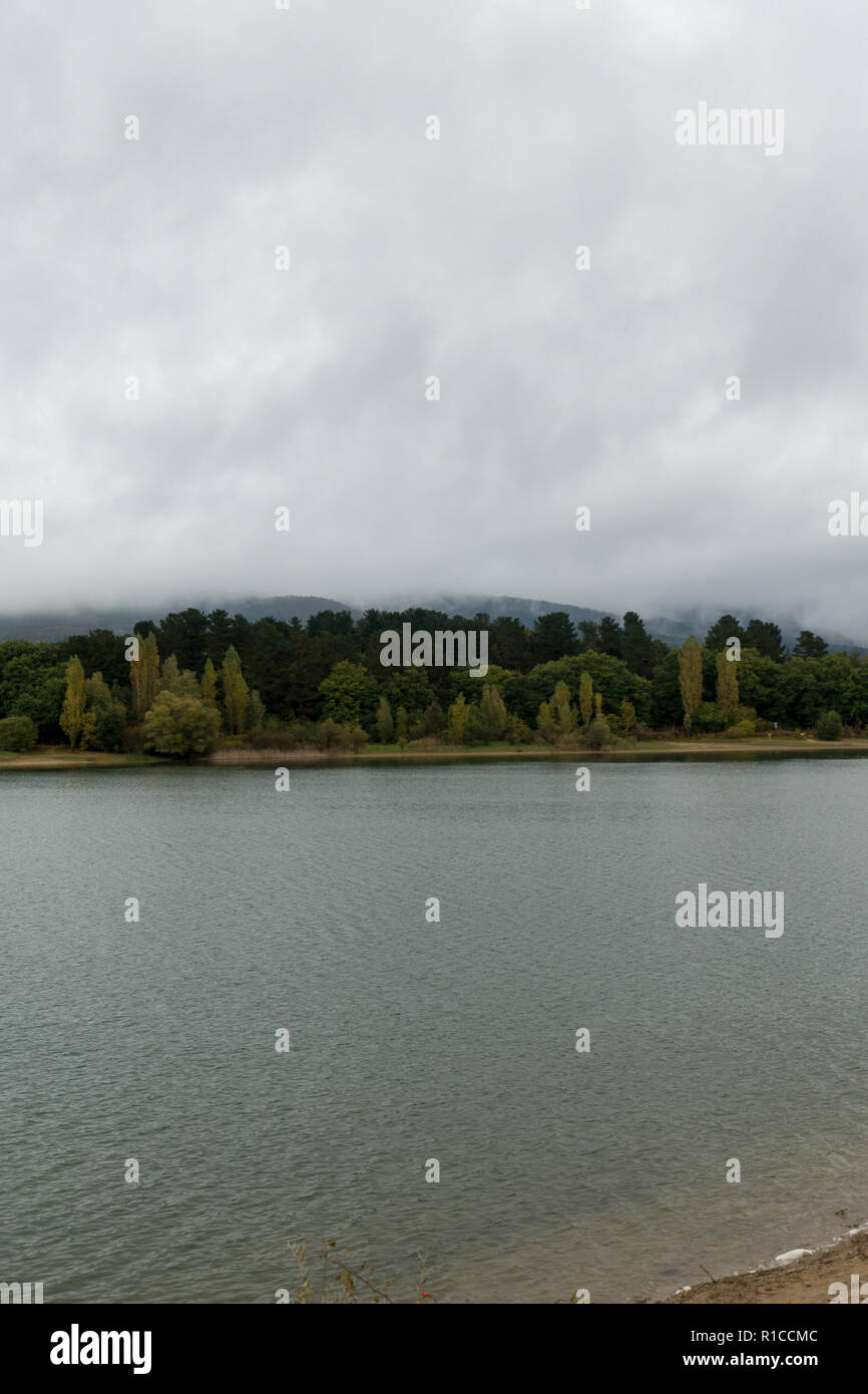 The reservoir of ullibarri-gamboa in Álava, Basque Country, Spain Stock ...