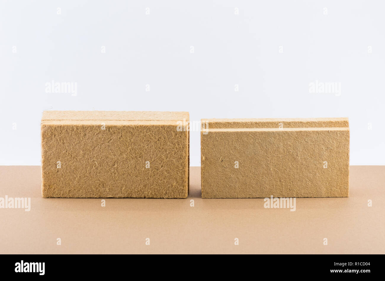 natural fibers wall insulating materials - hemp fiber panel Stock Photo ...