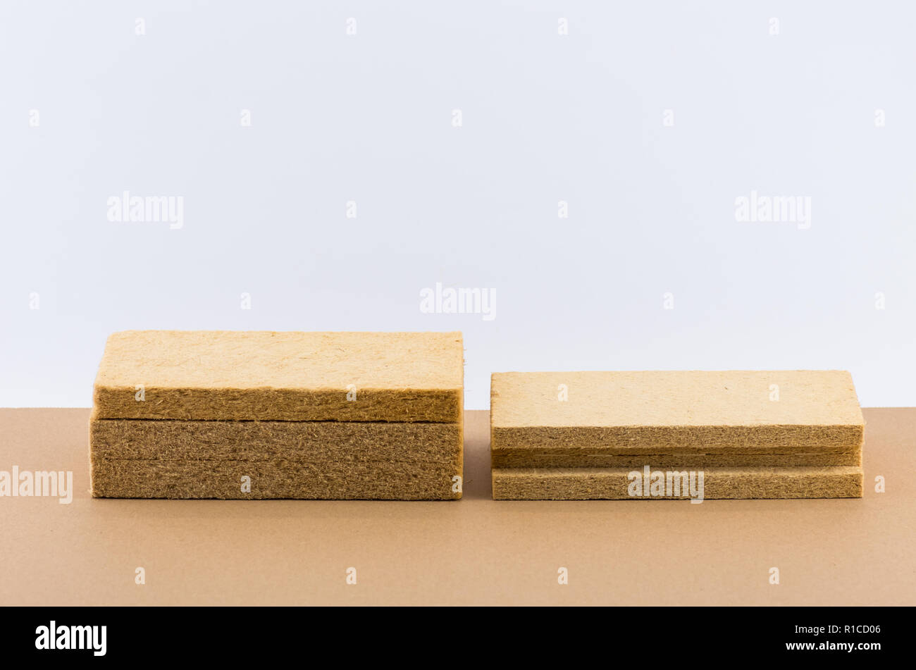 natural fibers wall insulating materials - hemp fiber panel Stock Photo ...