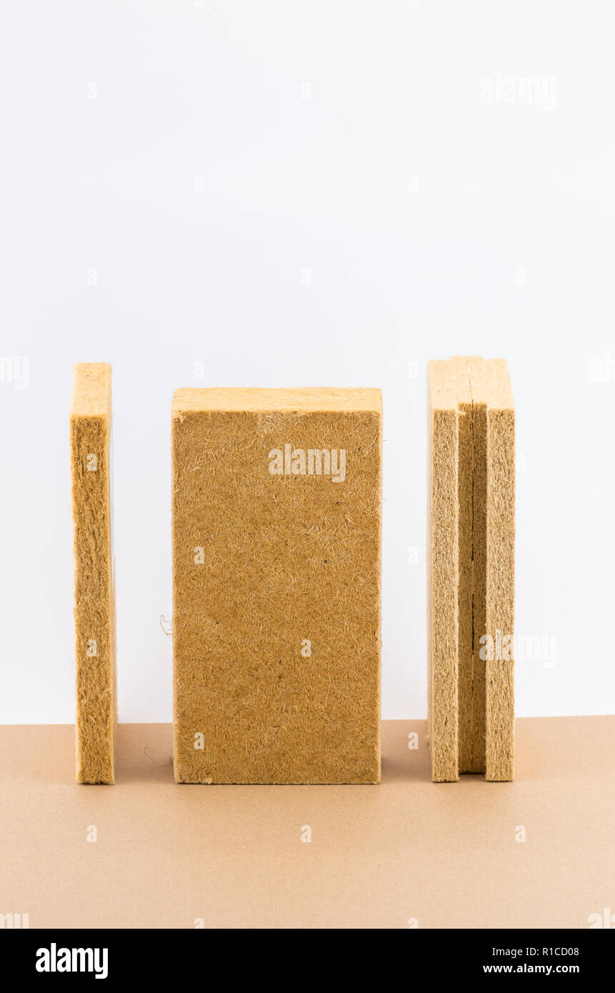 natural fibers wall insulating materials - hemp fiber panel Stock Photo ...