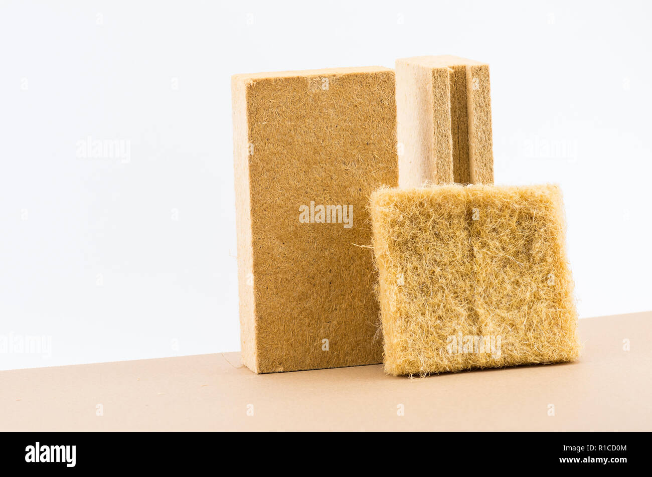 natural fibers wall insulating materials - hemp fiber panel Stock Photo ...