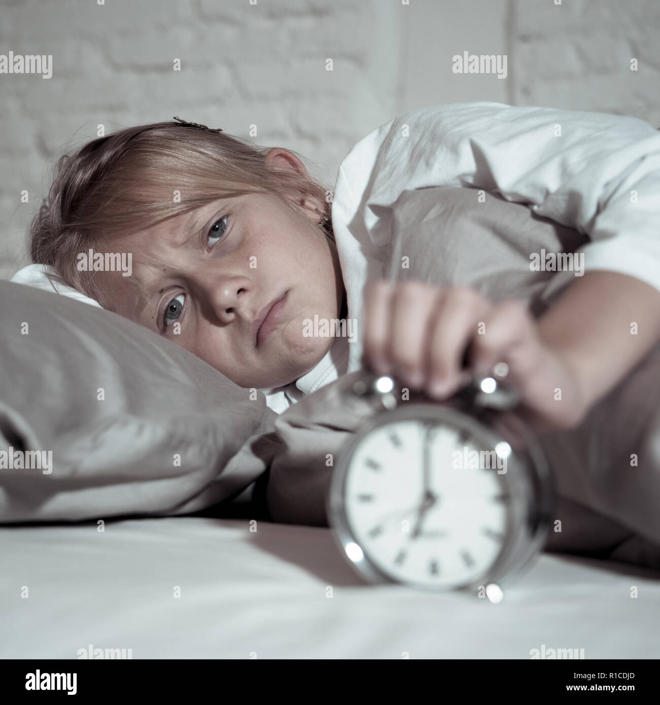 Child staying up late hi-res stock photography and images - Alamy
