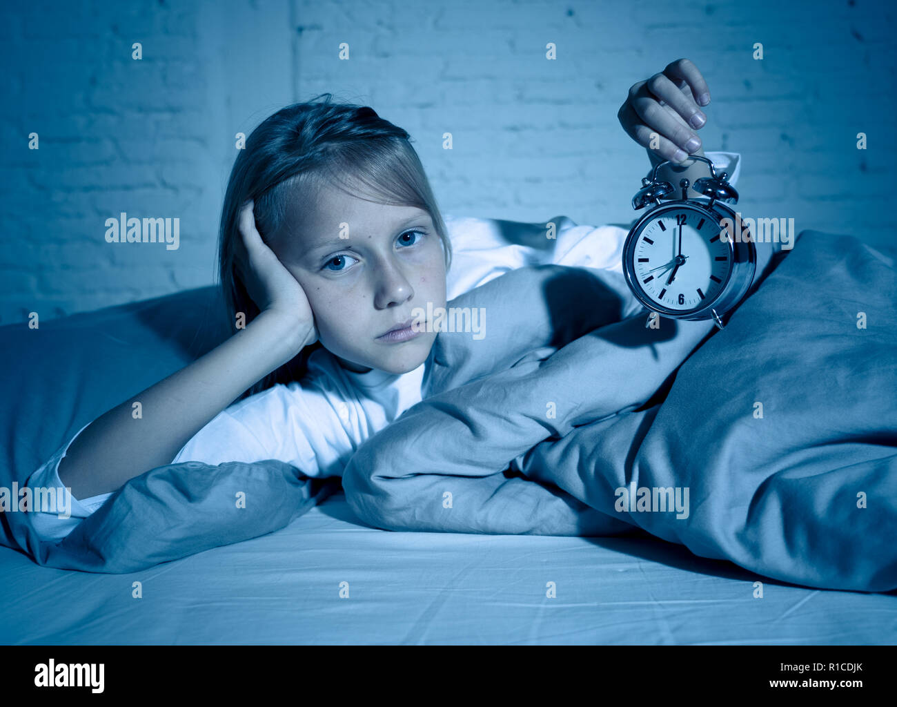 Child staying up late hi-res stock photography and images - Alamy
