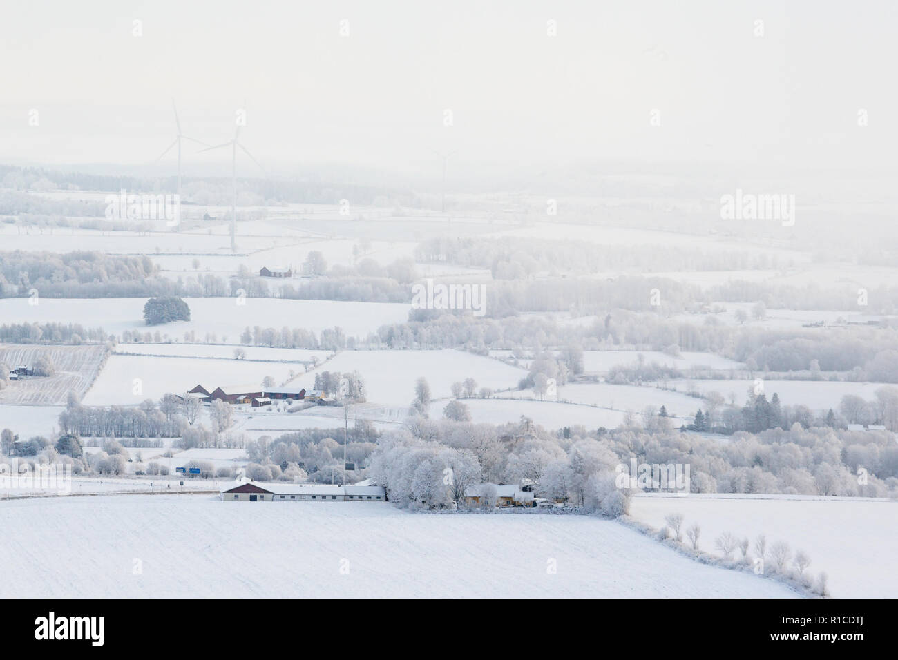 Frosted farm field hi-res stock photography and images - Alamy